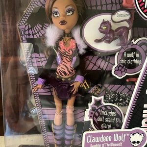 monster high | Toys | 22 Monster High Doll Clawdeen Wolf Original Gen 1 ...